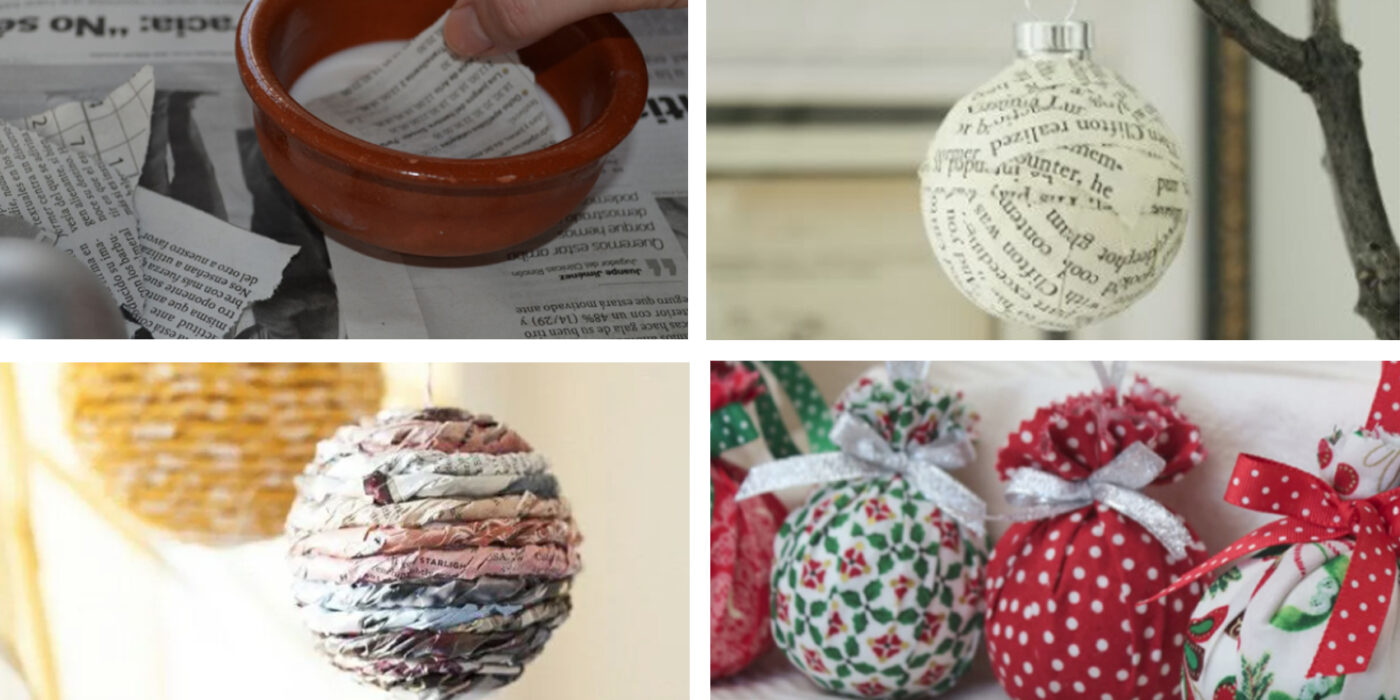 Adornos De Navidad Fáciles De Hacer En Casa Bandera Vivar Tienda De Muebles Málaga Y